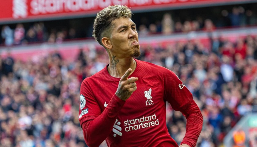 Roberto Firmino's Liverpool Signed and Framed Shirt - CharityStars