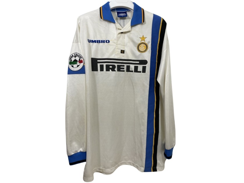 Sousa's Inter Milan Unwashed Shirt, 1997/98 - CharityStars
