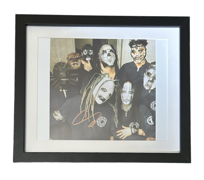 Corey Taylor of Slipknot Signed and Framed Photograph - CharityStars