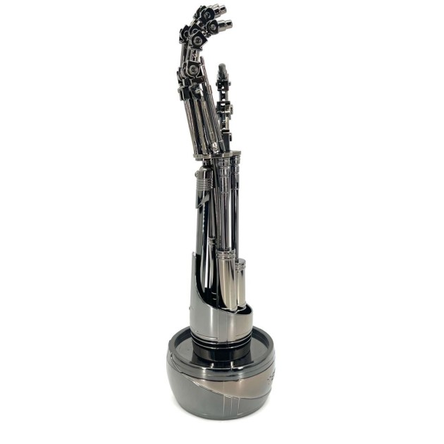Arnold Schwarzenegger Signed Terminator Arm in Display Case - CharityStars