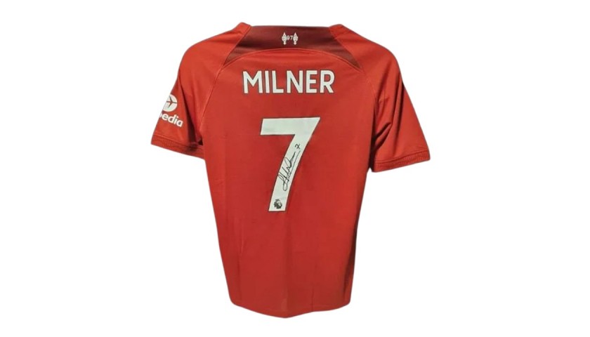 James Milner's Liverpool 2022/23 Signed Shirt - CharityStars