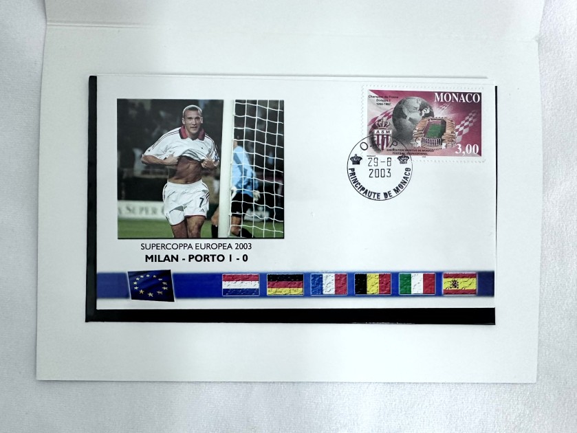 Milan's Commemorative Stamp, European Supercup 2003 - CharityStars