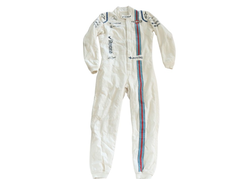 Valteri Bottas' Race Suit Williams F1 2015 - CharityStars