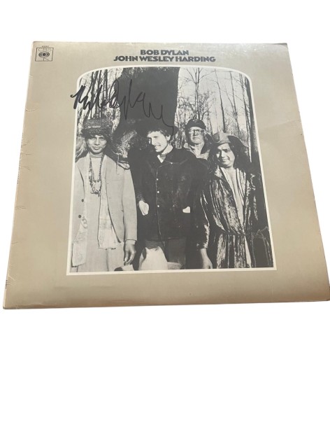 Bob Dylan Signed Vinyl LP - CharityStars