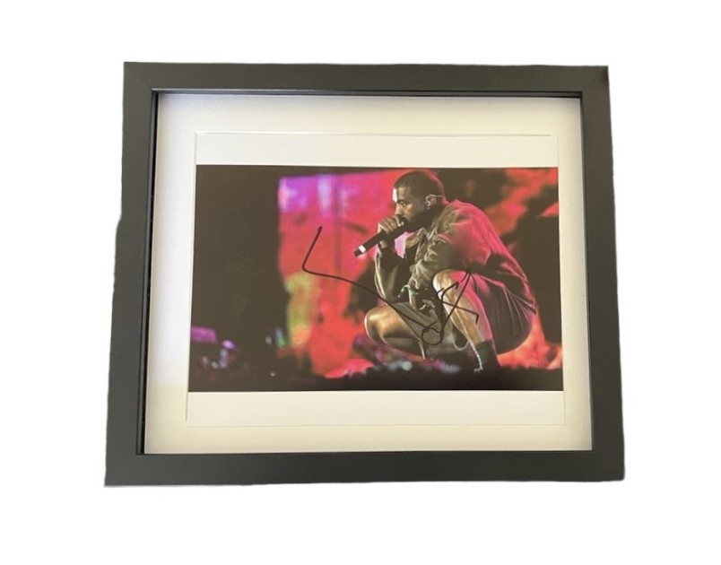 Kanye West Signed and Framed Photograph - CharityStars