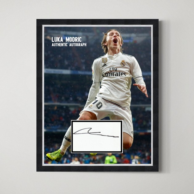 Luka Modric's Real Madrid Signed Display - CharityStars