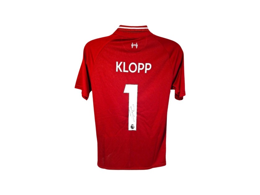 Jurgen Klopp's Liverpool 2018/19 Signed Replica Shirt - CharityStars