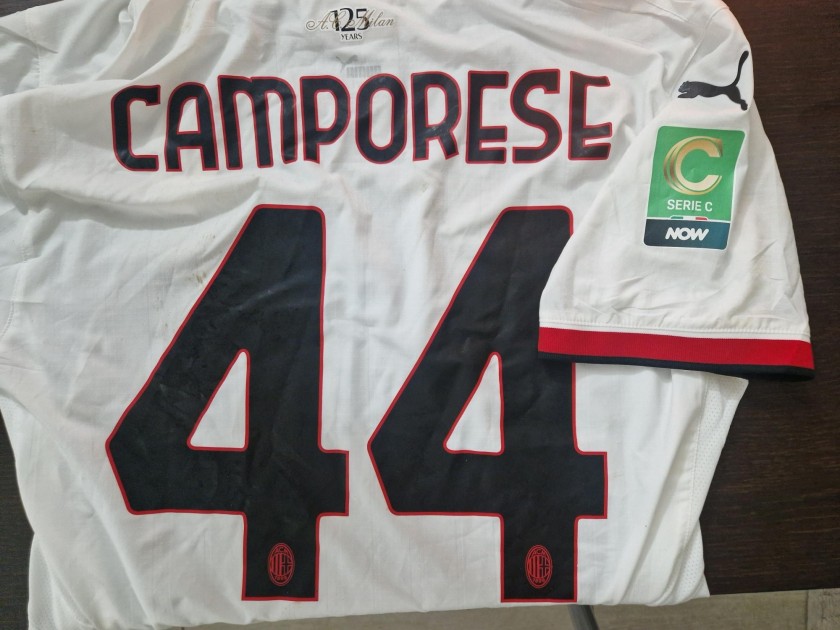 Camporese's Match-Worn Shirt, Gubbio vs Milan Futuro 2025 - "Earth Day ...