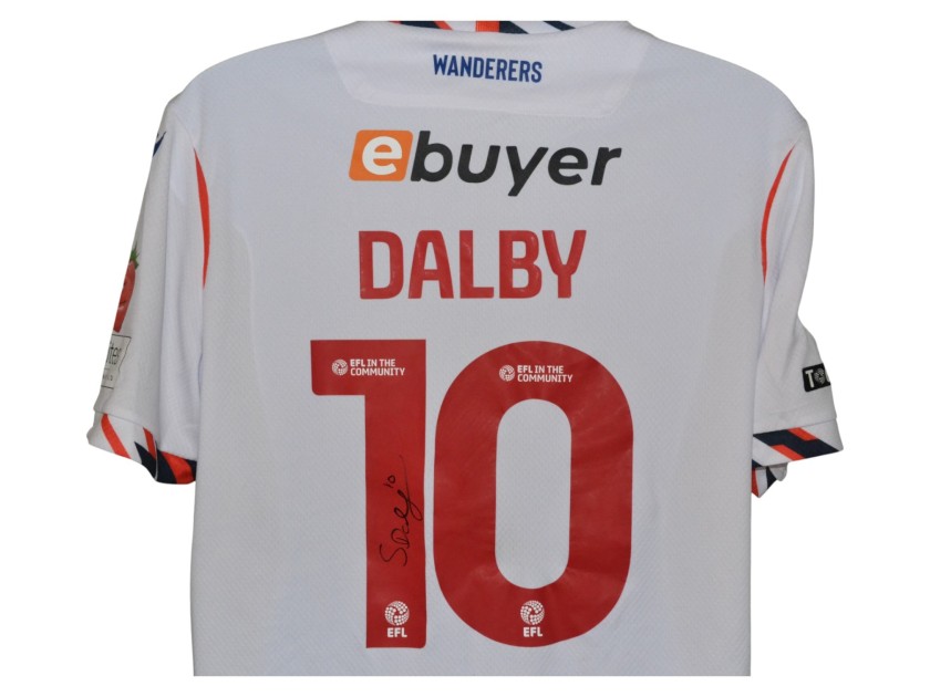 Sam Dalby's Bolton Wanderers 2025/26 Signed Match Worn Shirt, vs AFC ...