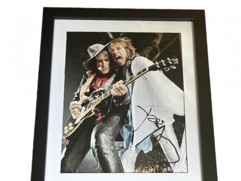 Joe Perry of Hollywood Vampires Signed and Framed Photograph - CharityStars