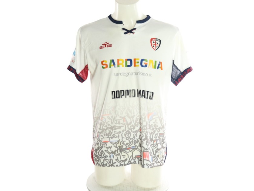Maglia Mazzitelli Unwashed Pisa vs Cagliari, 2026 - Autografata ...