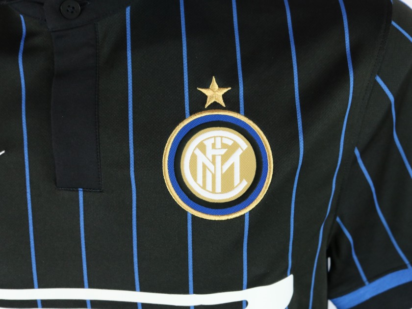 Maglia ufficiale Inter, 2014/15 - Autografata da Javier Zanetti ...
