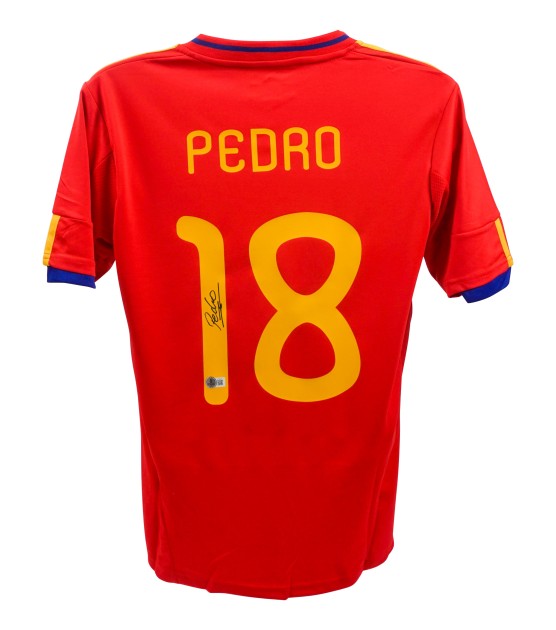Pedro's Spain Signed Replica Shirt - CharityStars