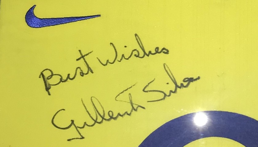 Official Arsenal Invincibles Season Shirt Signed by Gilberto Silva ...