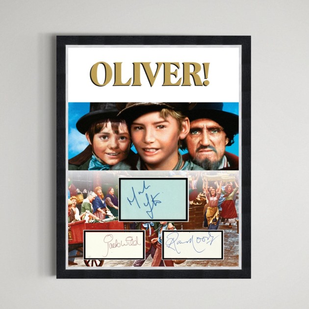 Oliver! Cast Signed Photo Display - CharityStars