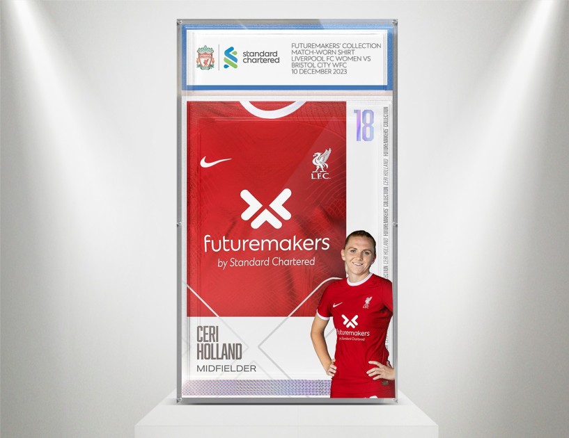 Ceri Holland ‘Futuremakers x Liverpool FC’ Collection - Match-Worn ...