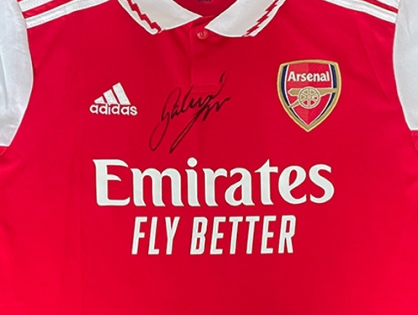 Gabriel Jesus' Arsenal Signed Official Shirt - CharityStars