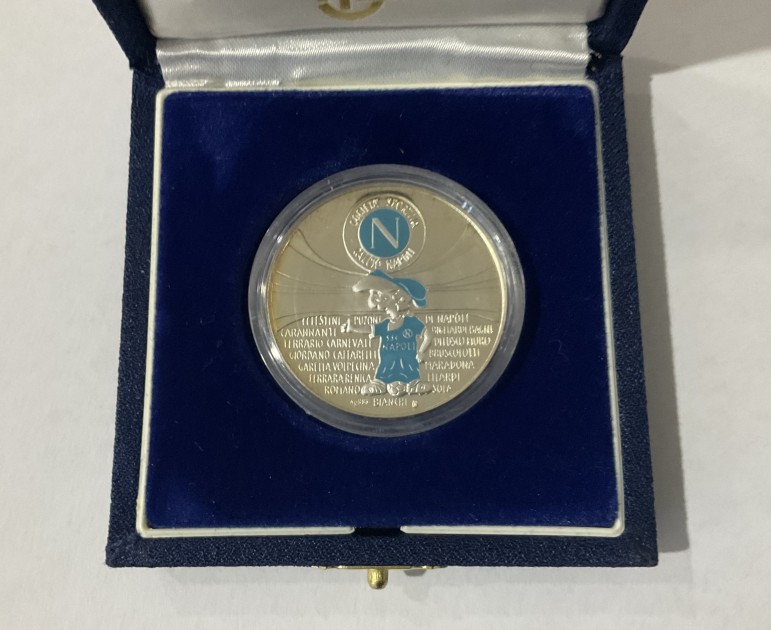 Official Napoli commemorative medal Scudetto 1986/87 - CharityStars