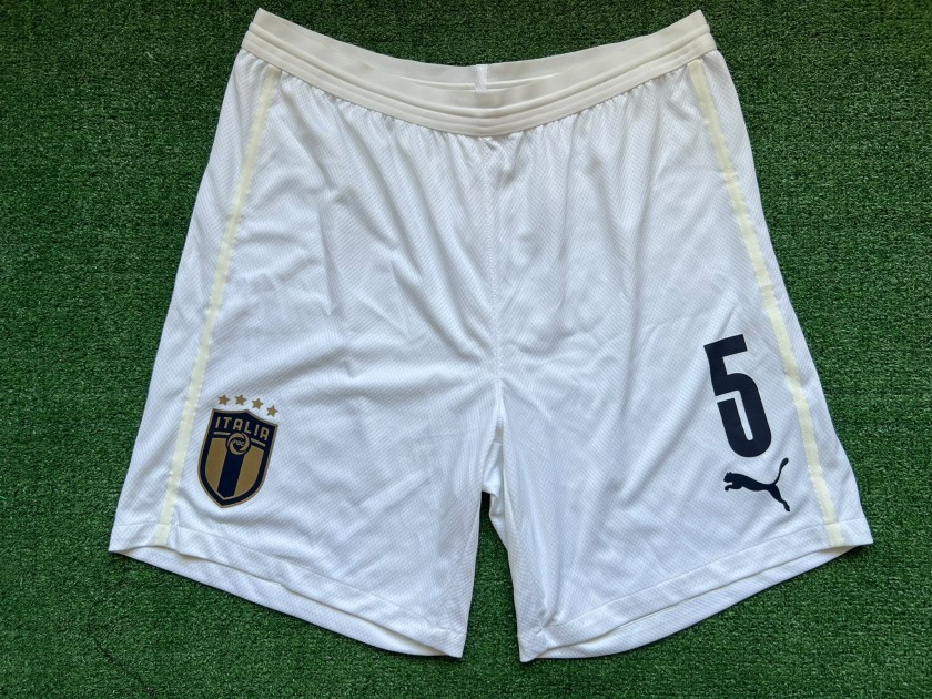 Chiesa, Locatelli, Donnarumma's Collection of Three Italy Match-Issued ...