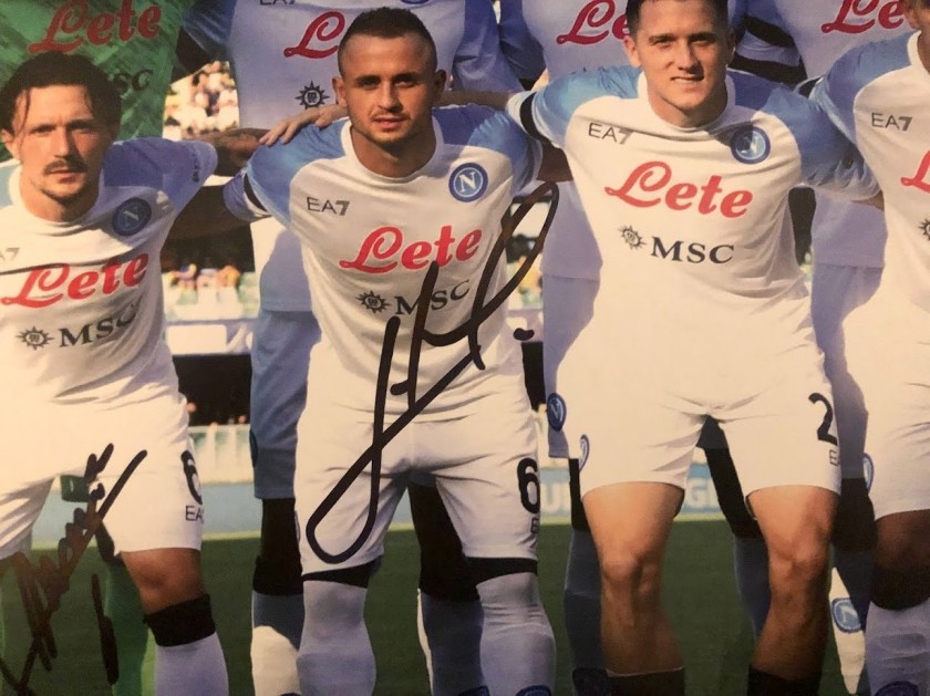 Napoli Official Poster - Signed by the Players - CharityStars