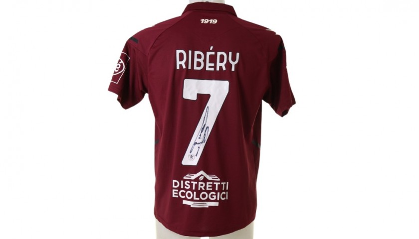 Ribery's Salernitana Signed Match Shirt, 2021/22 - CharityStars