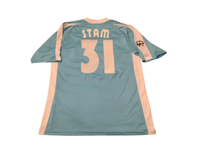 Stam's Lazio Match-Issued Shirt, 2003/04 - CharityStars