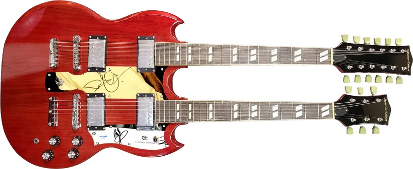Exclusive Jimmy Page and Robert Plant of Led Zeppelin Signed Double ...