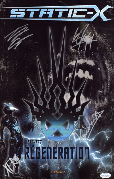 Static-X Signed Project Regeneration Poster - CharityStars
