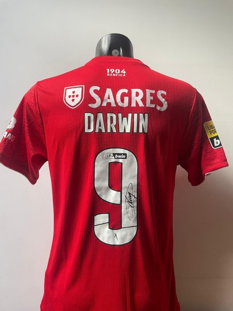 Nunez Benfica Replica Shirt, 2021/22 - Signed with photo proof ...