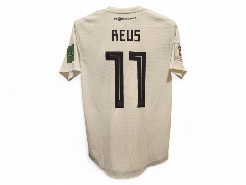 Marco Reus's Germany 2018 Official Home Shirt - CharityStars