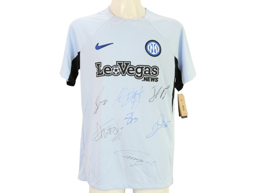 Inter Milan Training Shirt, 2023/24 - Signed by the Players - CharityStars