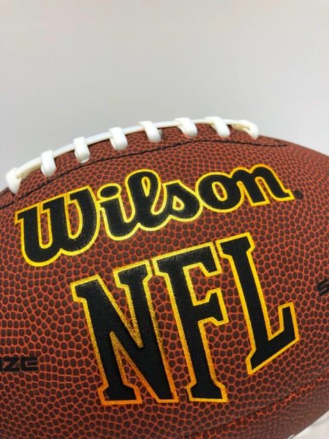 Stefon Diggs Signed Football In Display Case - CharityStars