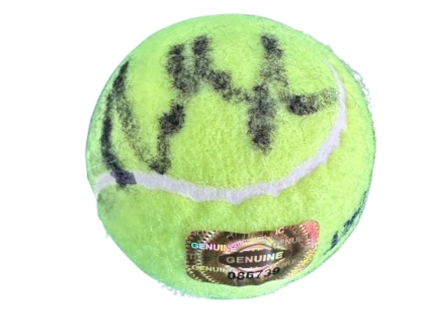 Collezione di Due Palline da Tennis Autografate - CharityStars