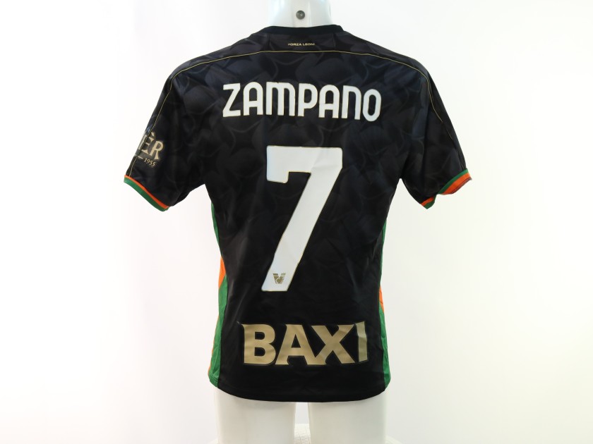 Maglia Zampano Unwashed Venezia vs Hellas Verona, 2025 - Autografata ...