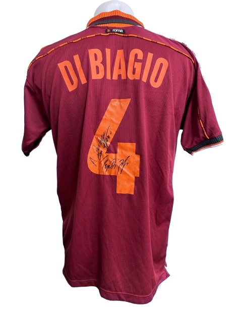 Di Biagio's Roma Signed Match Shirt, 1998/99 - CharityStars
