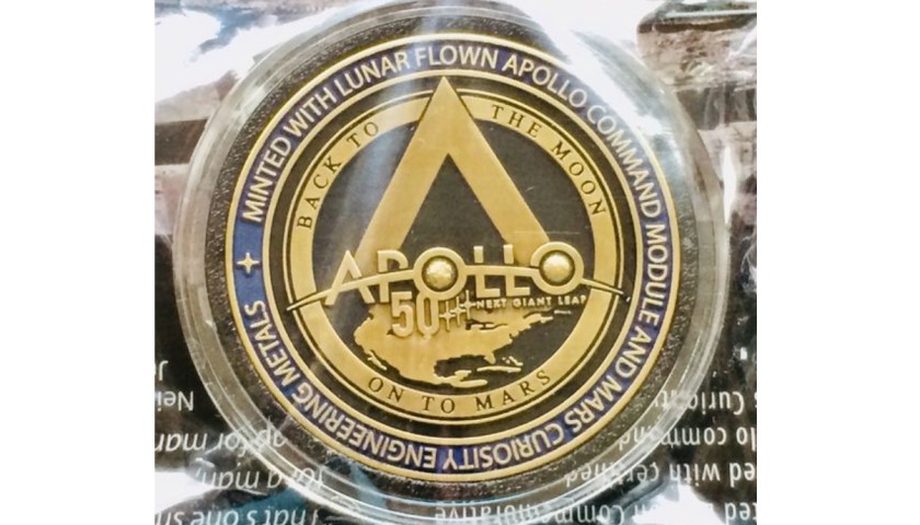 Medallion Commemorating 40th Anniversary of the Apollo 11 Mission with ...