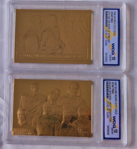Sei Card in oro Limited Edition Star Trek - CharityStars