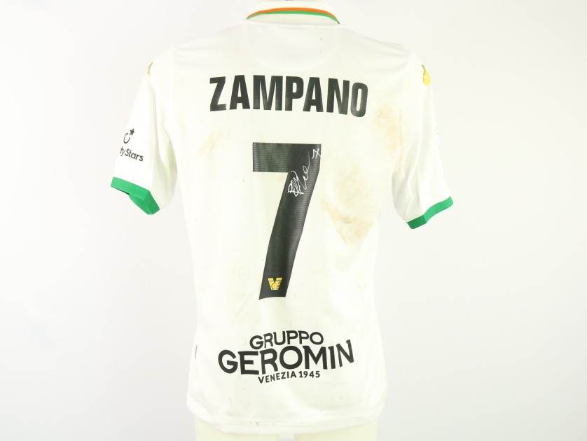 Maglia Zampano unwashed Lecco vs Venezia 2024 - Autografata - CharityStars