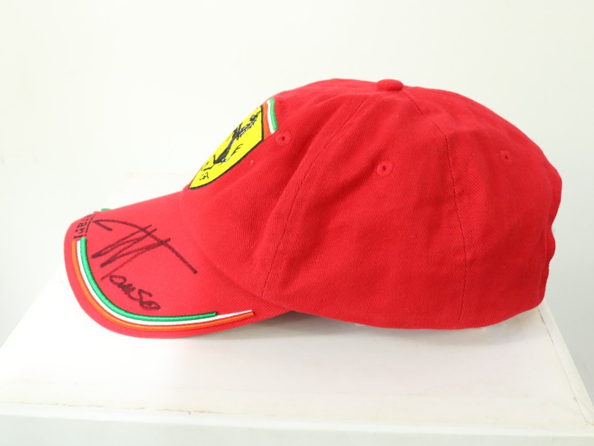 Ferrari Official Cap Signed by Alonso - CharityStars