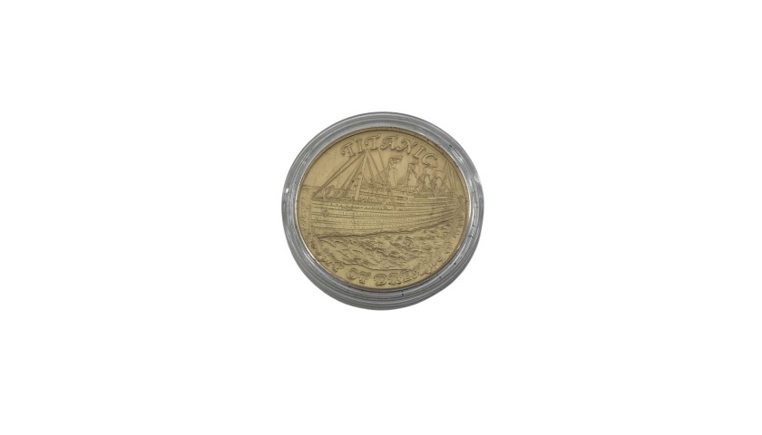 Authentic & Original Coal Coin from the RMS Titanic - CharityStars