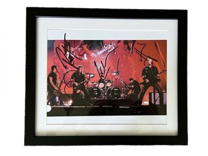Metallica Signed and Framed Photograph - CharityStars