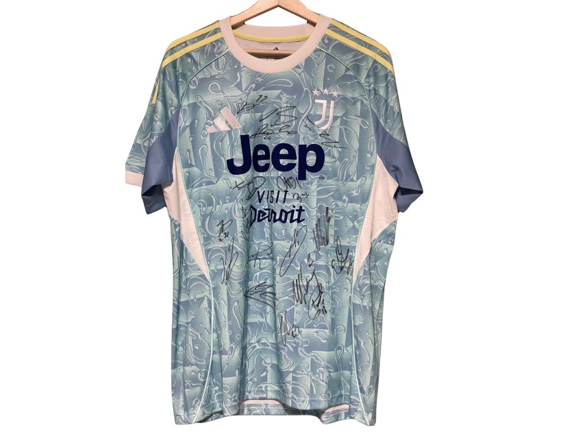 R - Juventus Official Shirt, 2025/26 - Signed by the Team with Photo ...
