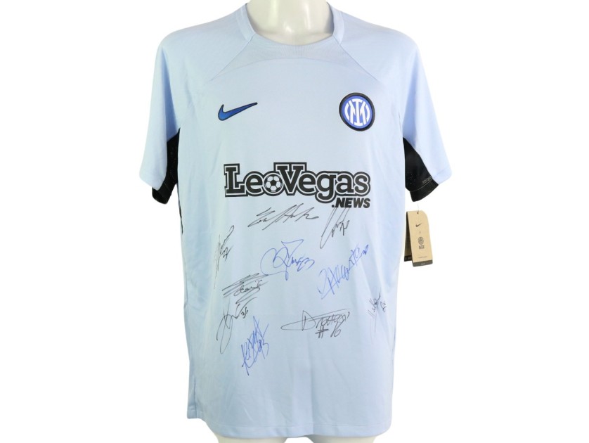 Inter FC Training Shirt, 2023/24 - Signed by the Players - CharityStars