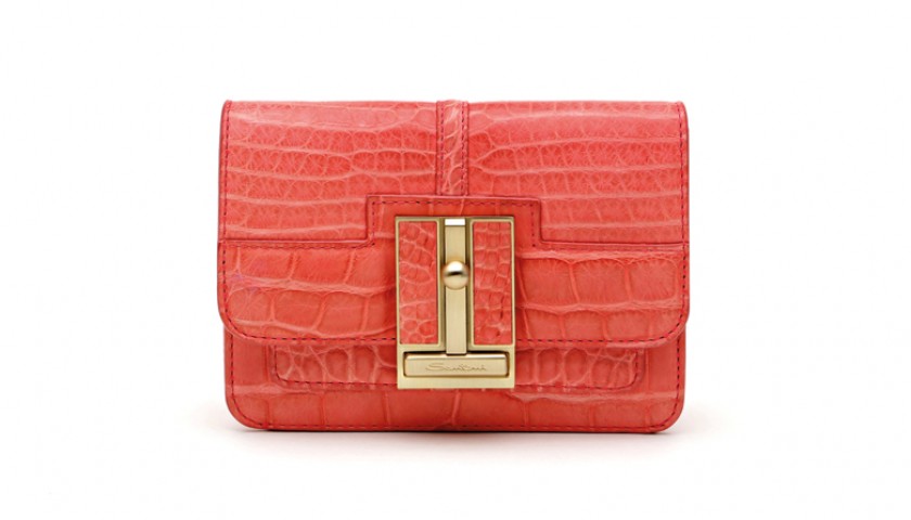 Santoni Crocodile Mini Bag - CharityStars