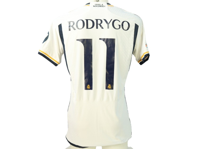 Rodrygo's Match-Issued Shirt, Borussia Dortmund vs Real Madrid ...