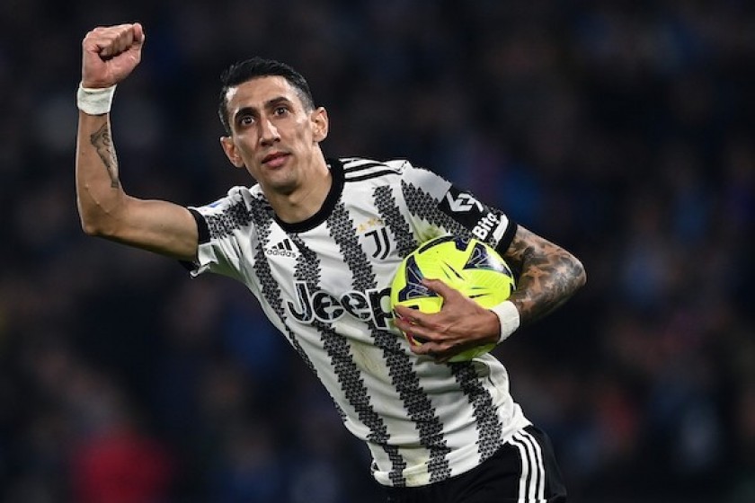 Di Maria Official Juventus Shirt, 2022/23 - Signed by the Players ...