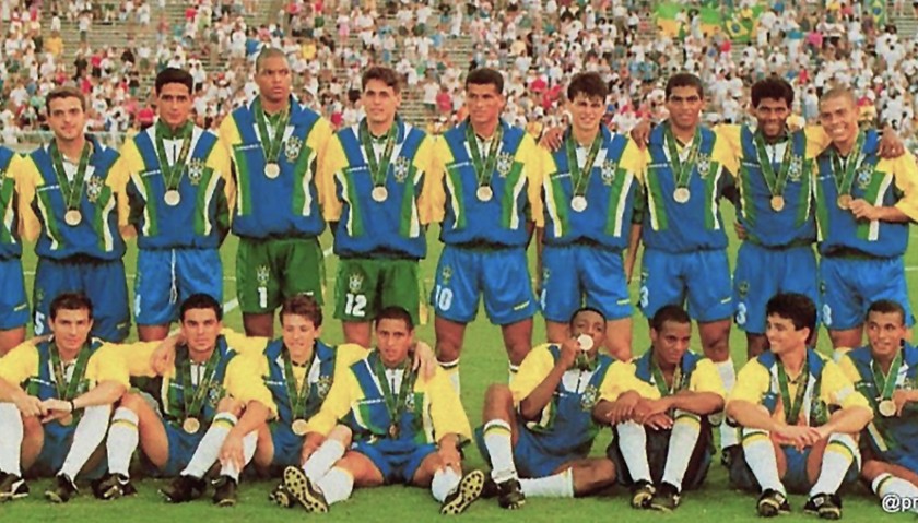 Brazil Match Jacket from the Olympic Games 1996 in Atlanta - CharityStars