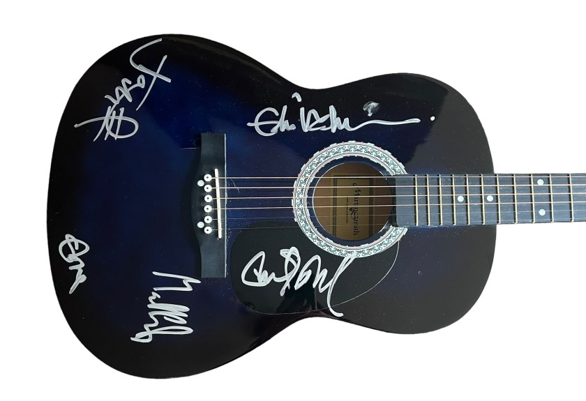 Exclusive Pearl Jam Signed Acoustic Guitar - CharityStars