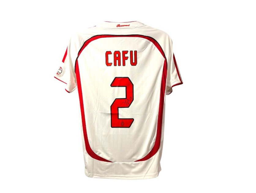 Cafu's AC Milan 2006/07 Champions League Signed Replica Shirt ...