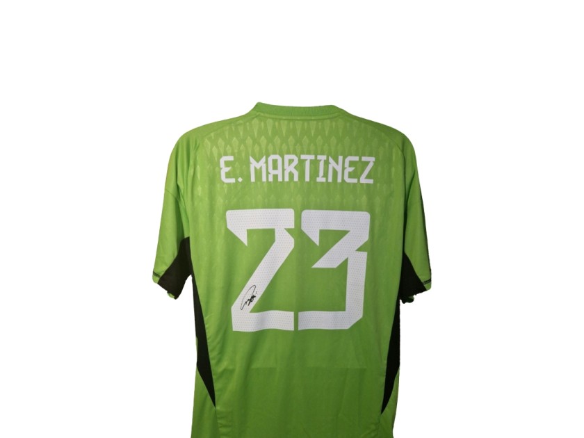 Emiliano Martinez Signed Argentina 2023 World Cup Final Official Shirt ...